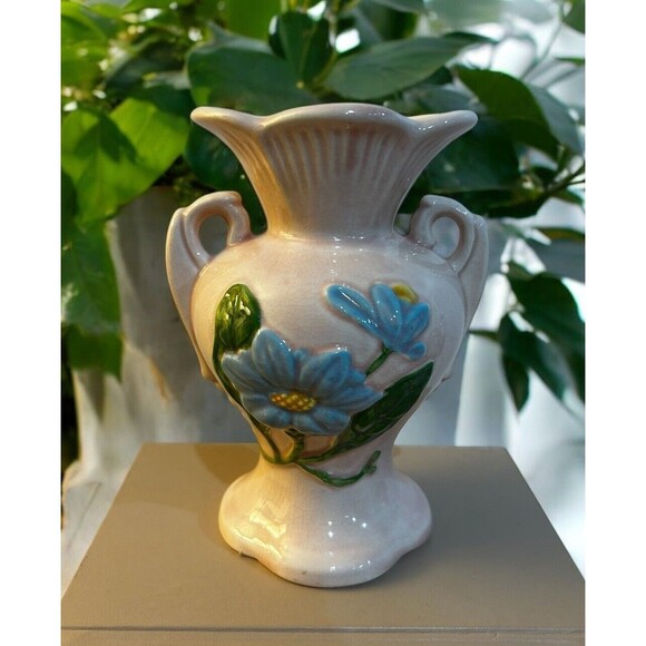 hull | Accents | Vtg Hull Art Pottery Magnolia Double Handled Footed ...